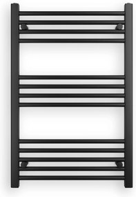 Erga Puerto, topné těleso 900x600 mm, 437W, černá matná, ERG-LAV-GRZE-BK-6090