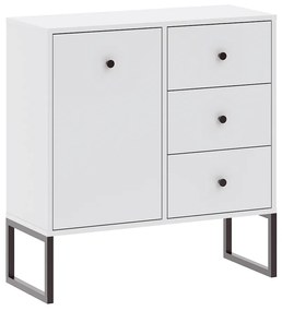 Komoda LINEA 1D3S bílá