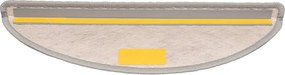 Samolepící nášlapy na schody vzhled sisal 30ks 56x17x3cm béžové 3365858
