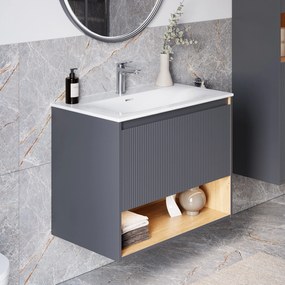 Umyvadlo Duravit s toaletní skříňkou BELDIVO 80 cm