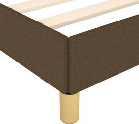 Rám postele bez matrací tmavě šedá 120x190 cm textil 3269615