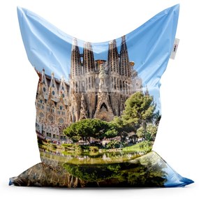 Sablio Sedací vak Classic Barcelona Sagrada Familia - 150x100 cm