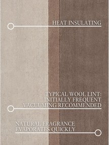 Hnědý/krémový vlněný koberec 200x290 cm Rowan – Villeroy&amp;Boch