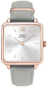 Luxusní dámské elegantní nerezové ocelové hranaté hodinky JVD J-TS21