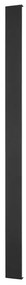 Nova Luce Nástěnné LED svítidlo SELINE, 44W 3000K IP44 Barva: Černá