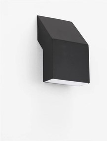 NV 9020928 Venkovní nástěnné svítidlo BRIGITTA černý hliník a akrylový difuzor proti oslnění LED 6W 3000K 100-240V IP65 - NOVA LUCE