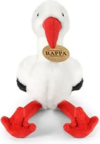 RAPPA Plyšový čáp 20 cm / ECO-FRIENDLY / od 0 měsíců