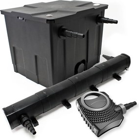 Sada jezírkové filtrace SunSun CBF-350 / CUV-272 – 12000 L, 10000 l/h, 80 W (54418)