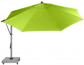 Zahradní slunečník s boční tyčí Doppler EXPERT 350P- zelený