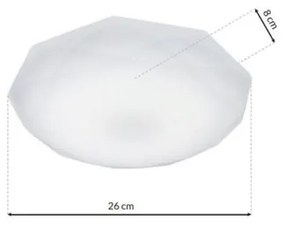 LED Stropní svítidlo HEX LED/12W/230V