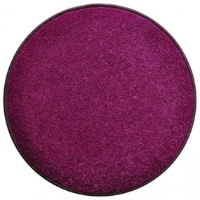 Eton fialový koberec kulatý Varianta: průměr 100 cm