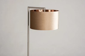 Stojací designová lampa Pallas Taupe Steel