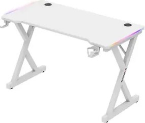 Huzaro Hero 2.3 RGB bílá / Herní stůl / 120 x 60 x 72 cm