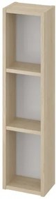 Cersanit Moduo, vysoká otevřená závěsná skříňka modulární 80x20x14 cm, dub, K116-023