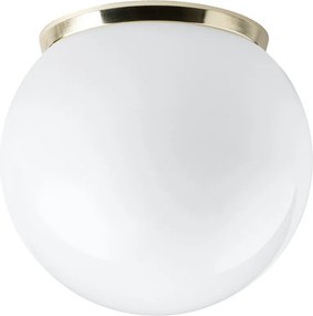 OS SKA40134 SKAT 1 stropní/nástěnné plastové svítidlo mosaz leštěná / bílá IP65 25W E27 (původní kód OS 40134) - OSMONT