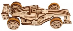 Ugears 3D dřevěné mechanické puzzle Compact Racer