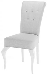 Jídelní židle ST63, Potah: Paros 05, Barva dřeva: bílá