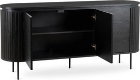 Komoda Beck 160 cm černá