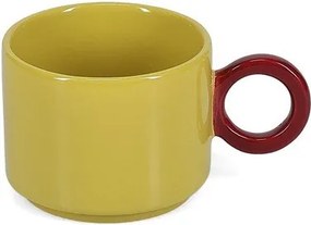Kameninový hrnek v hořčicové barvě 280 ml Lou – ONA