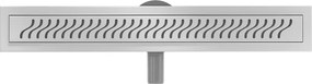 Mexen Flat 360° M09 rotační lineární odtok 70 cm, inox - 1028070-40