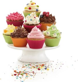 Silikonové formy na muffiny v sadě 12 ks ø 7 cm – Lékué