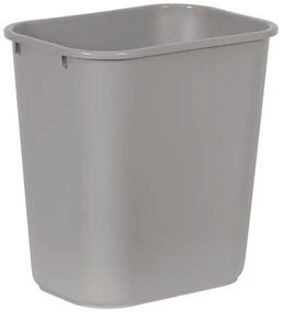 Plastový odpadkový koš Rubbermaid Soft, šedý, objem 27 l