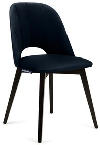 Konsimo Sp. z o.o. Sp. k. Jídelní židle BOVIO 86x48 cm tmavě modrá/buk KO0083
