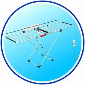 Vileda Double sušák na prádlo 22m / sušící plocha 22m