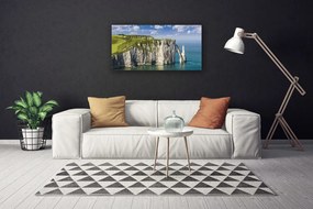 Obraz na plátně Útes Pobřeží Moře Skály 125x50 cm