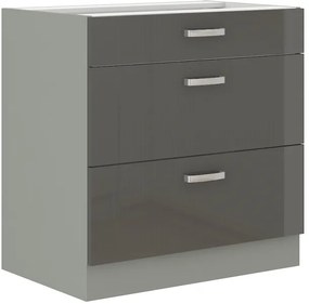 Kuchyňská skříňka Grey 80 D 3S BB