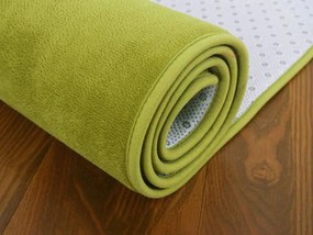 TZ Zelený jednobarevný obdélníkový koberec Polar 200 × 300