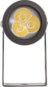 RED R10530 Svítidlo GUN na bodci černé 230V LED 3x1W 30° IP65 3000K - RED - DESIGN RENDL