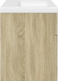 Koupelnová skříňka se zápustným umyvadlem dub sonoma 3324984