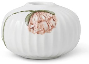 Bílý porcelánový svícen Kähler Design Poppy, ø 7,5 cm