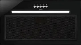 Amica OMP6255BG černá / Digestoř / vestavná / 389 m3/h / 3 rychlosti /