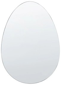 Nástěnné zrcadlo 50 x 70 cm stříbrné MONTRESOR Beliani
