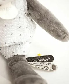 Doudou Dárková krabička - Plyšová panda s dečkou 28 cm