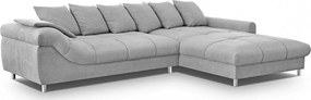 Casarredo - Komfort nábytek Rohová sedací souprava BORMIO,výběr látek SK1 | potah: aura 1,Umístění rohu: roh na pravé straně (viz obrázek)