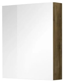 Mereo Aira koupelnová galerka 60 cm, zrcadlová skříňka, dub Halifax CN715GH