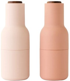 OnaDnes -20% Audo CPH Set dvou pudrově růžových silikonových mlýnků na sůl a pepř AUDO GRINDER 20,5 cm