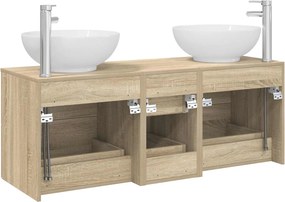 Sada koupelnového nábytku 3 ks Dub sonoma 49,5 x 44,5 x 65 cm 3405909