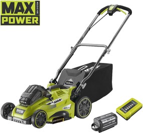 Ryobi RLM36X41H60PG 36V bezuhlíková sekačka na trávu s Power Assist šířka záběru 40cm