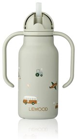 Liewood Láhev na pití Kimmie 250 ml Vehicles Dove blue