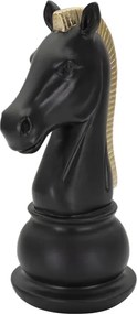 Dekorativní soška Horse 19 cm černá