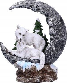 Vlk Lunar Companions Wolves Moon s Led figurkou, lampička Originál