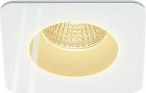 LA 114451 PATTA-F zápustná stropní čtvercová bílá 230V/500mA 9W 38° IP65 3000K - BIG WHITE (SLV)