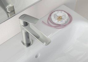Hansgrohe Logis, umyvadlová baterie Fine 110, s výpustí, EcoSmart, chromová, 71251000