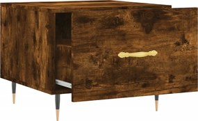 vidaXL Konferenční stolek 50 x 50 x 40 cm kompozitní dřevo [829358] Barva: kouřový dub