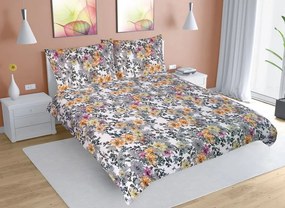 Bellatex Povlečení krepové na dvoudeku Louka velikost 200x220, 2ks 70x90 cm (200 cm šířka x 220 cm délka prodloužená)