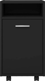 vidaXL Odkládací skříňka na kolečkách 33 x 38 x 60 cm dřevotříska [803048] Barva: kouřový dub